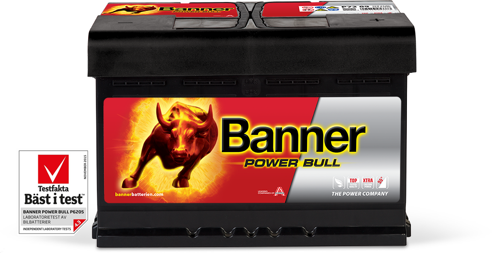 Banner Power Bull 12v 72Ah | Banner | 7H Batterier
